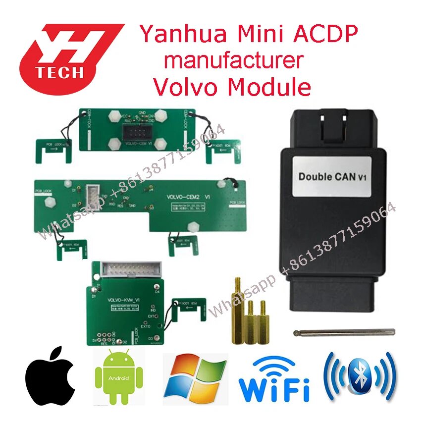 Модуль ACDP 12 для VOLVO добавить ключ allkeylost Yanhua ACDP2 Module12 для VOLVO moule 12