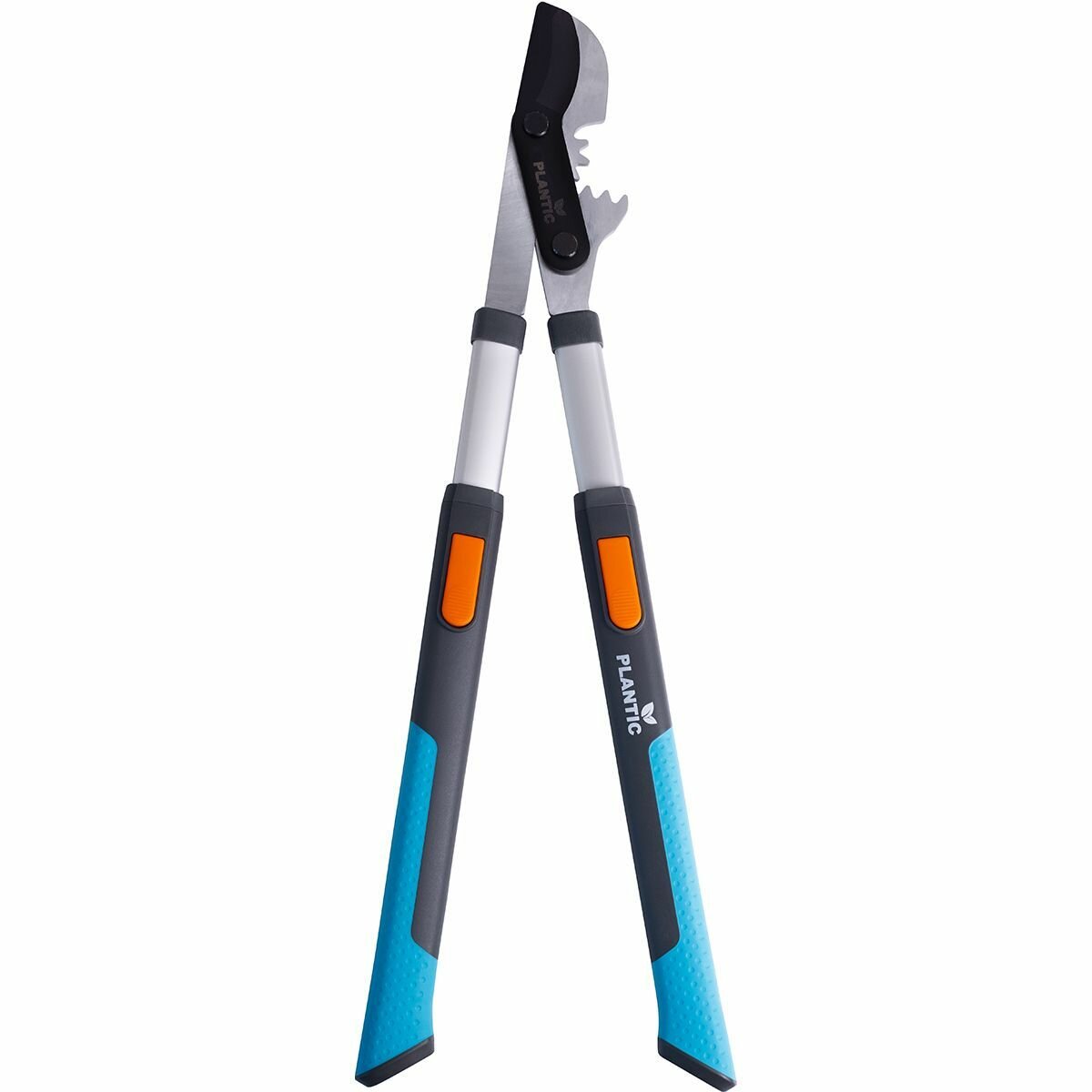 Сучкорез садовый телескопический Plantic Light L71 25271-01, с рычажным механизмом PowerCut, диаметр реза 45 мм, лезвия из углеродистой стали и рукоятки с покрытием SoftTouch