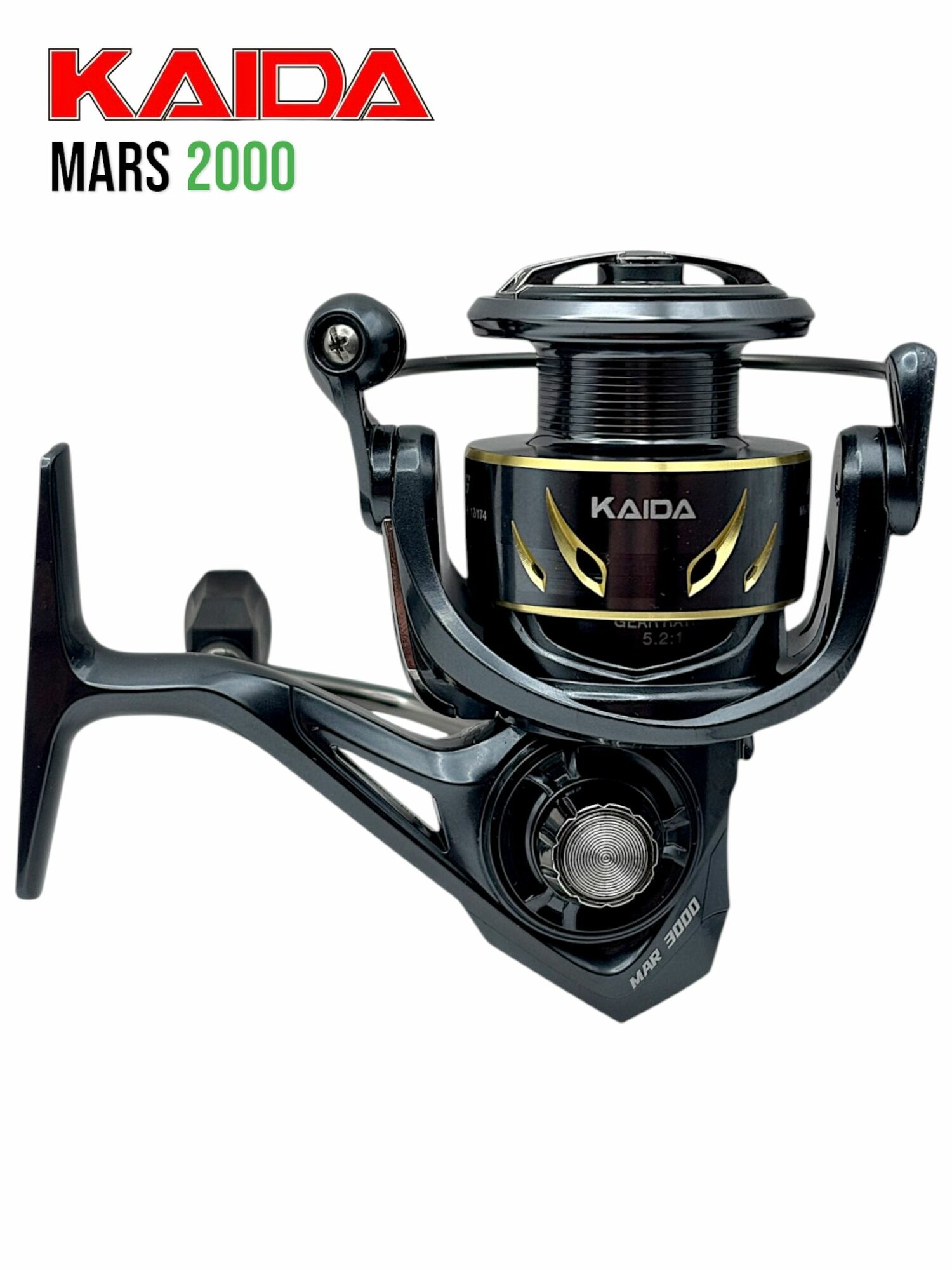 Катушка Kaida MARS 2000 5+1 для рыбалки для спиннинга, удочки кайда