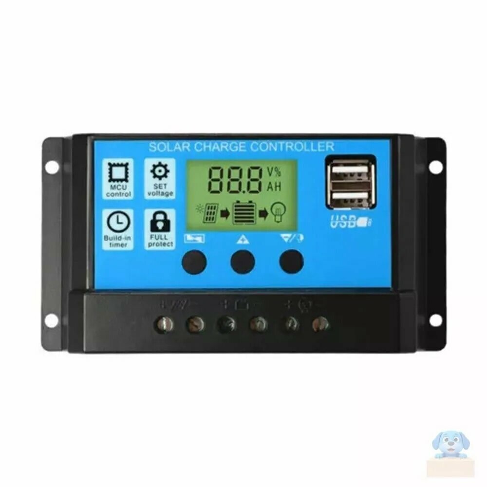 12V/24V Mit USB 30A Solar Laderegler для Контроллера Панели Солнечных батарей PWM