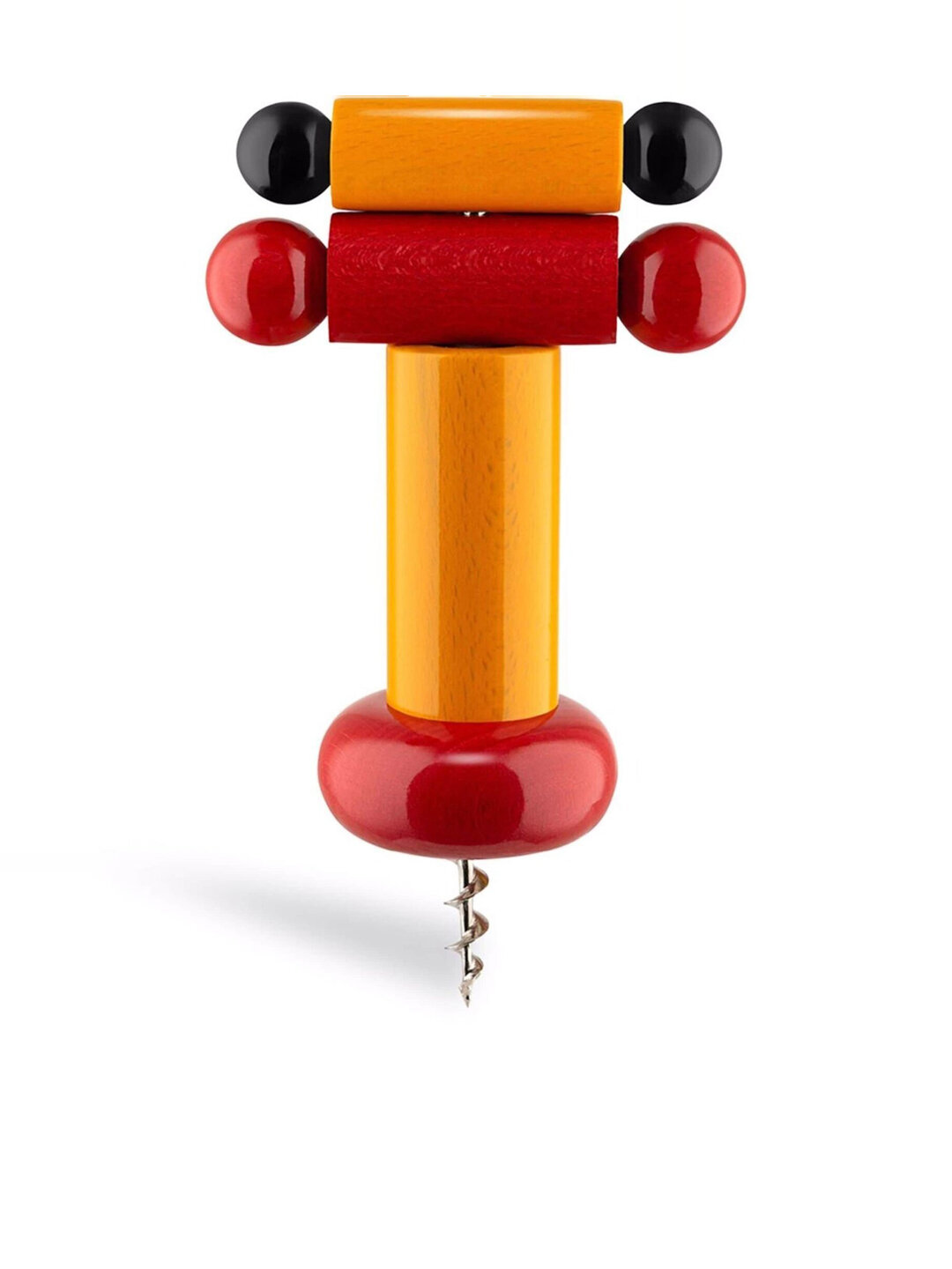 Alessi штопор Sottsass 100 Values Collection, желтый