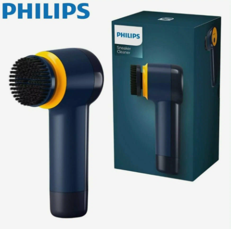Машинка для чистки обуви Philips GCA1000/60 в комплекте 3 насадки и 4 батарейки