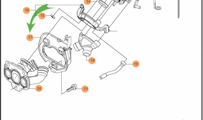 Перегородка бензопилы Husqvarna 570/575/576 5372047-01