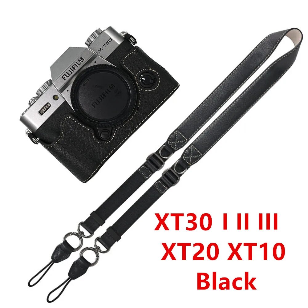 Получехол для Fujifilm XT30 Black With Strap