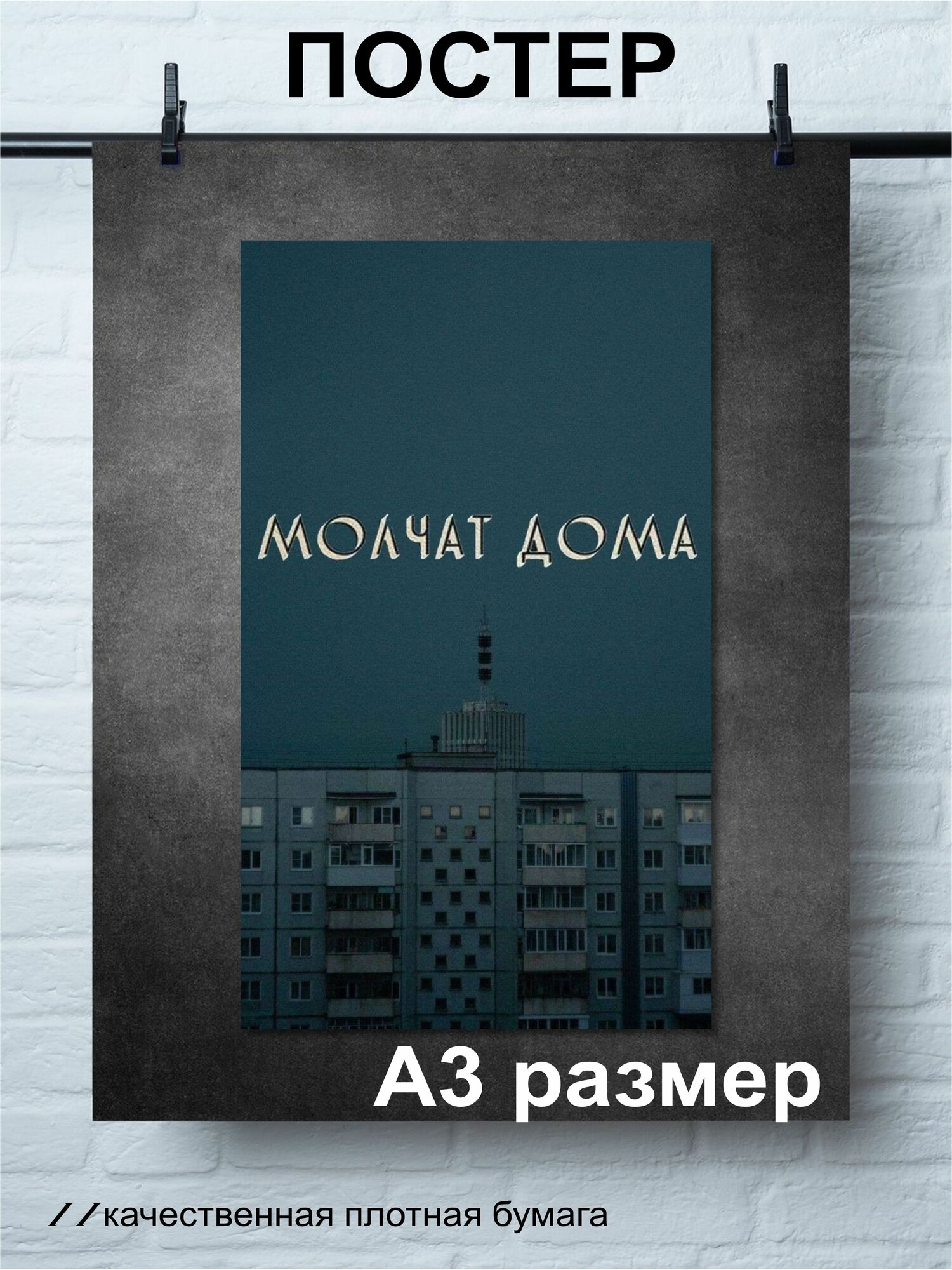 Постер интерьерный - "Виктор Цой"