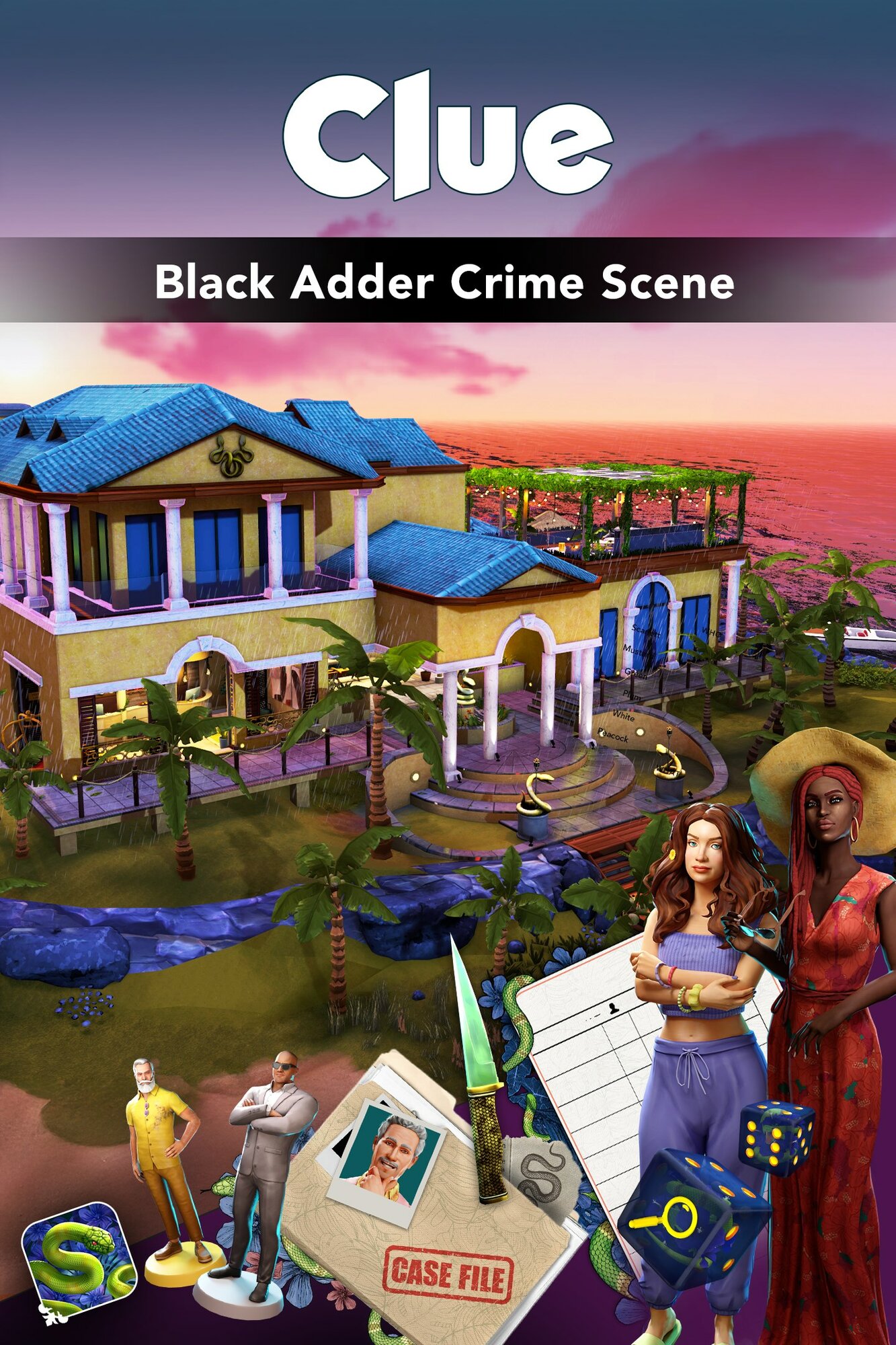 Дополнение Clue: Black Adder Resort Crime Scene — Xbox Series X|S, Xbox One