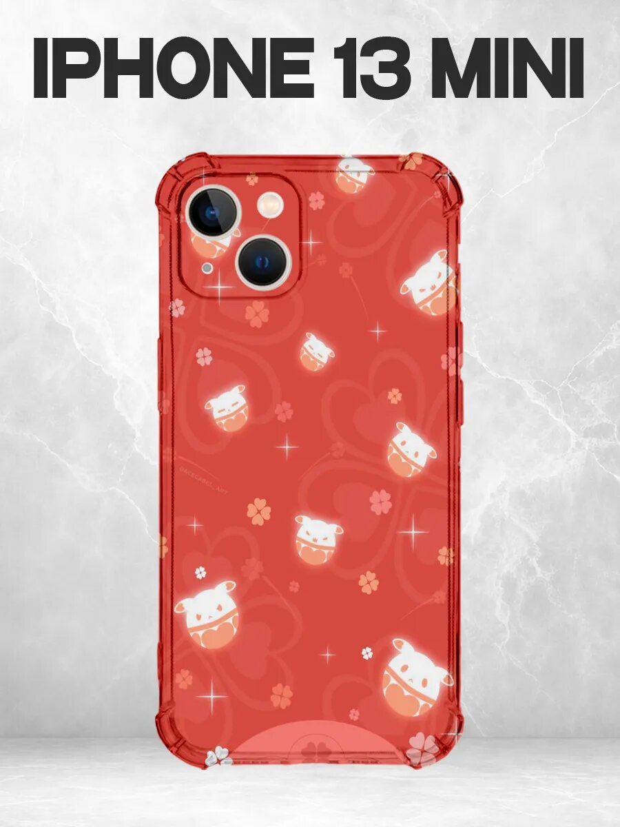 Чехол на iPhone 13 Mini чиби кли геншин