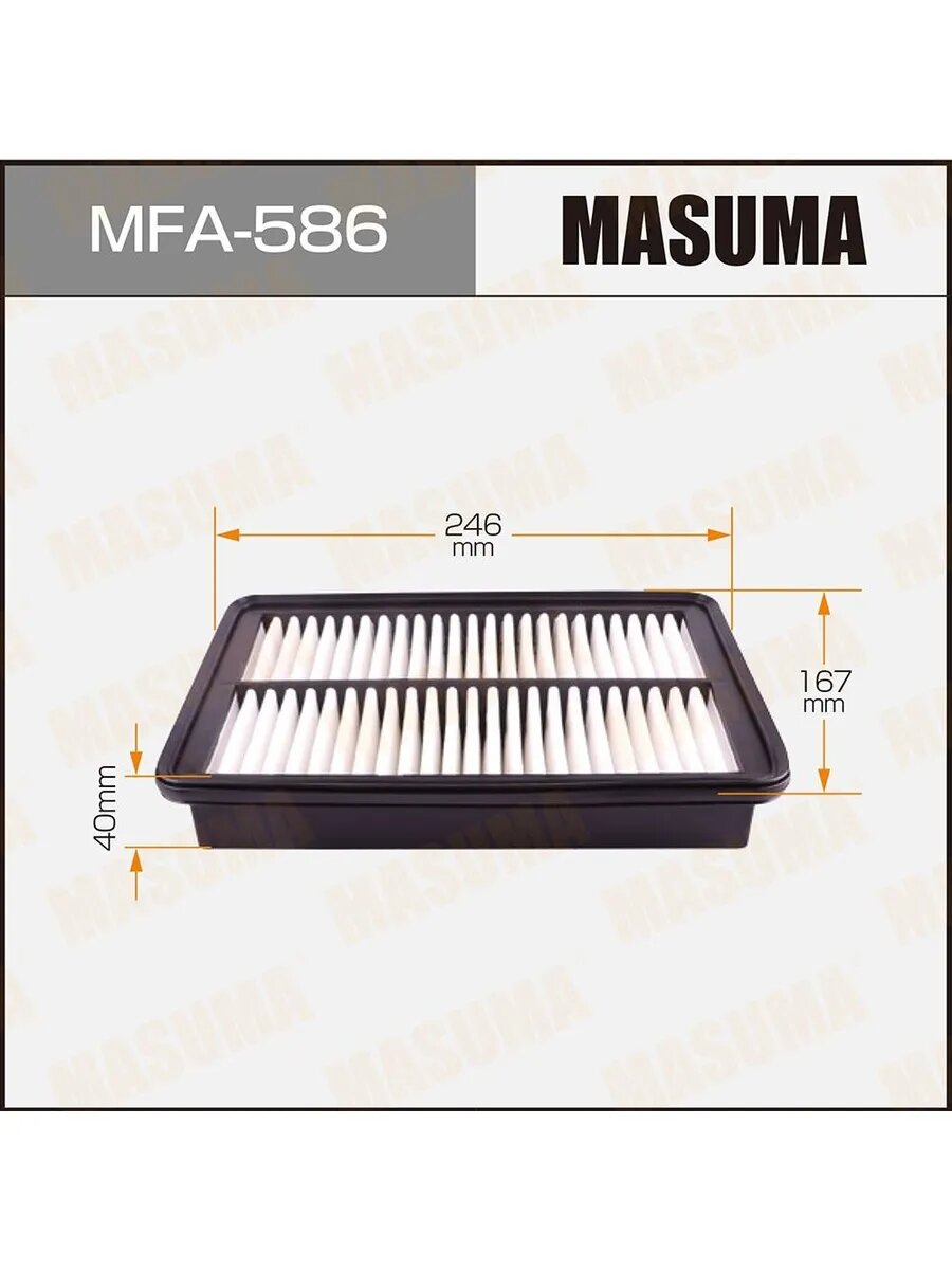 Фильтр воздушный для а/м Mazda Bongo 99-14; Nissan Vanette