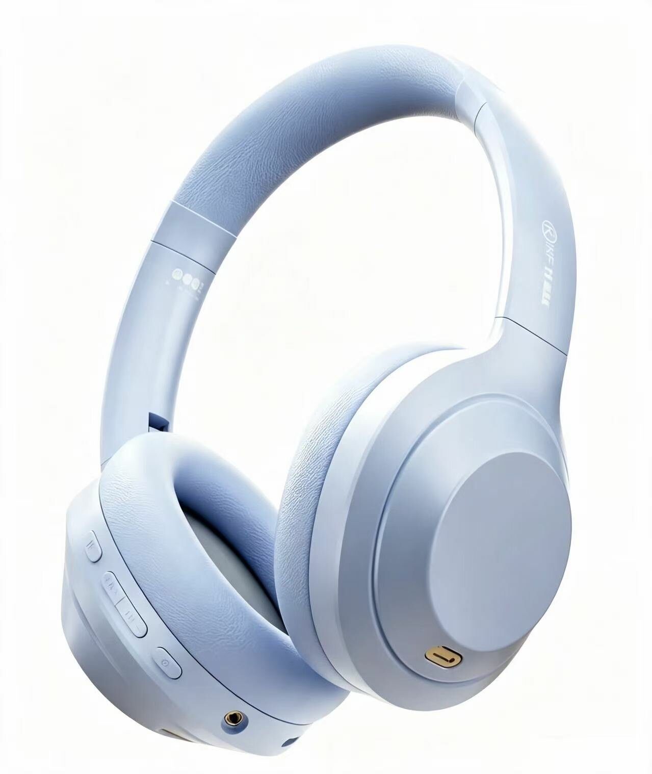IKF T1 Max накладные Bluetooth игровые наушники с шумоподавлением, синие