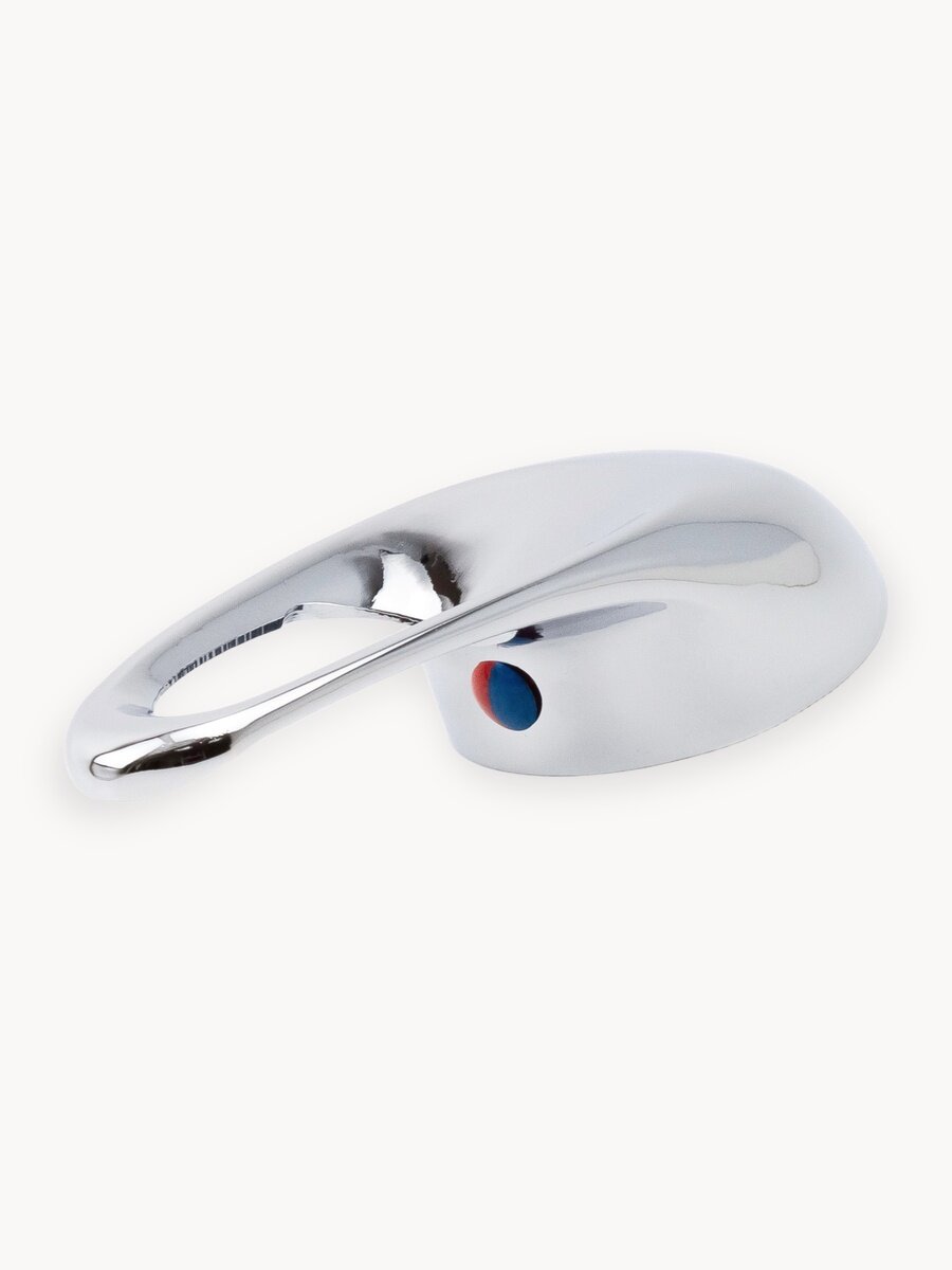 Ручка DIVINO 4736, для одно-рычажных смесителей, силумин, цвет серый металлик