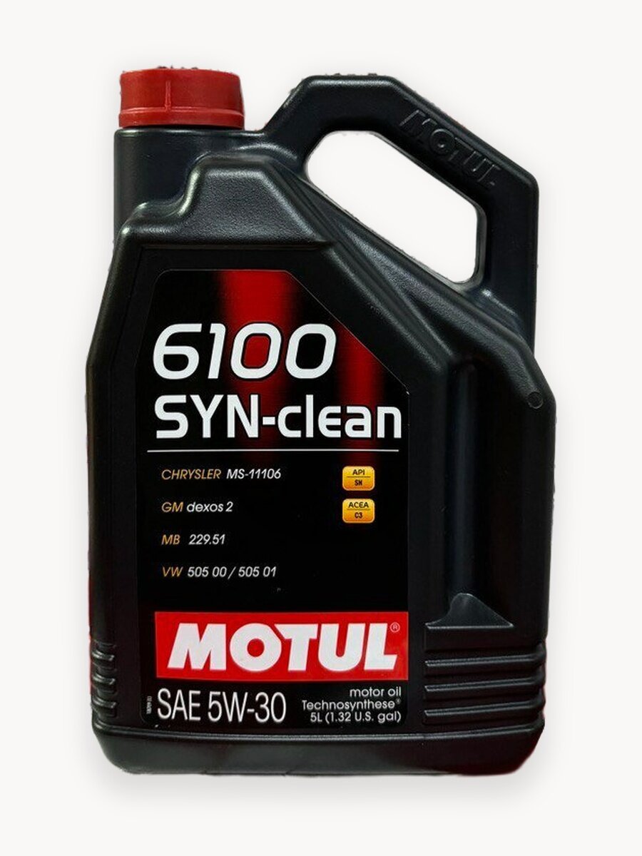 Синтетическое моторное масло Motul 6100 SYN-Clean 5w-30 (4L) 112134