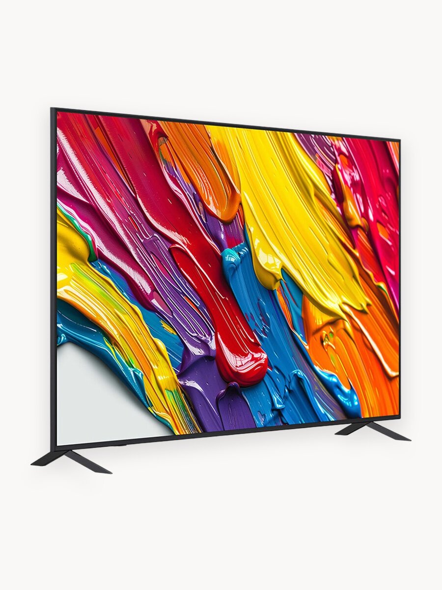 Телевизор LG 75QNED82A6B. ARUG, 75 дюймов, 4K Ultra HD, смарт ТВ, WebOS 25, синий