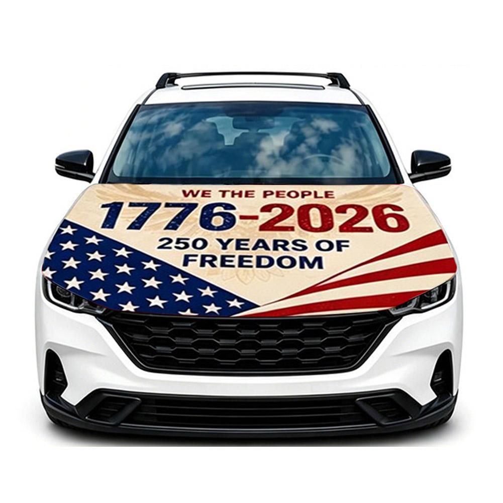 Чехол на капот с детализированным орлом, Freedom Since 1776, 150x110 см