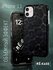 Чехол на iPhone 11 с объемным принтом, леопардовый, силикон + пластик, блестящий