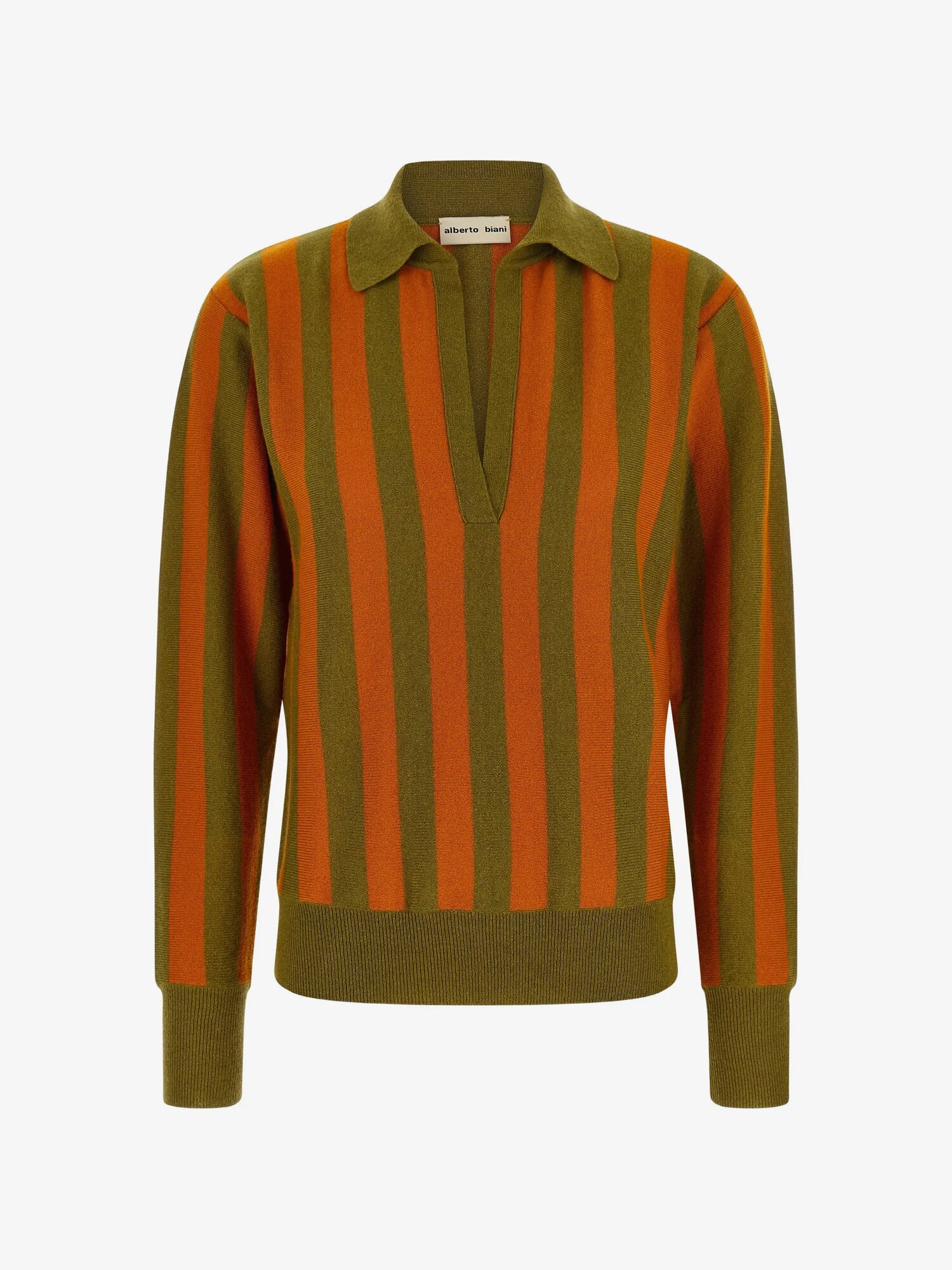 Топ Alberto Biani Striped polo top