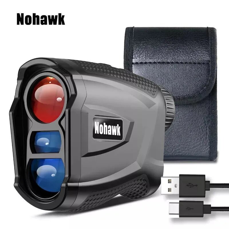 NOHAWK Многофункциональный лазерный дальномер 1000 м Телескоп для охоты и гольфа