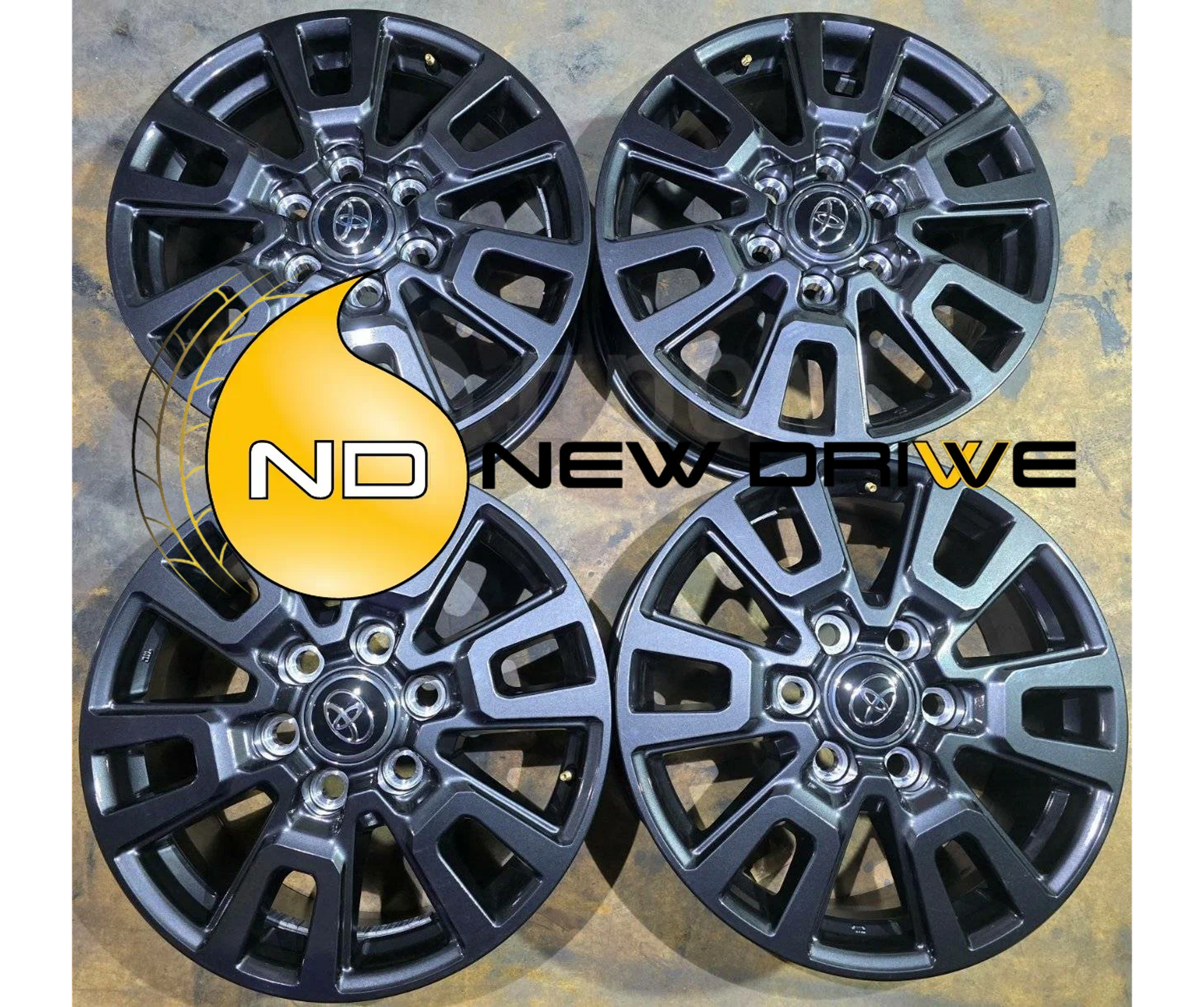 Диски автомобильные R18 Оригинал Toyota Land Cruiser Prado 250, 18 дюймов, 6х139.7 (7.5J, ET60) Диски сняты автомобиля в Японии Тойота Ленд Крузер Прадо 250 4шт.