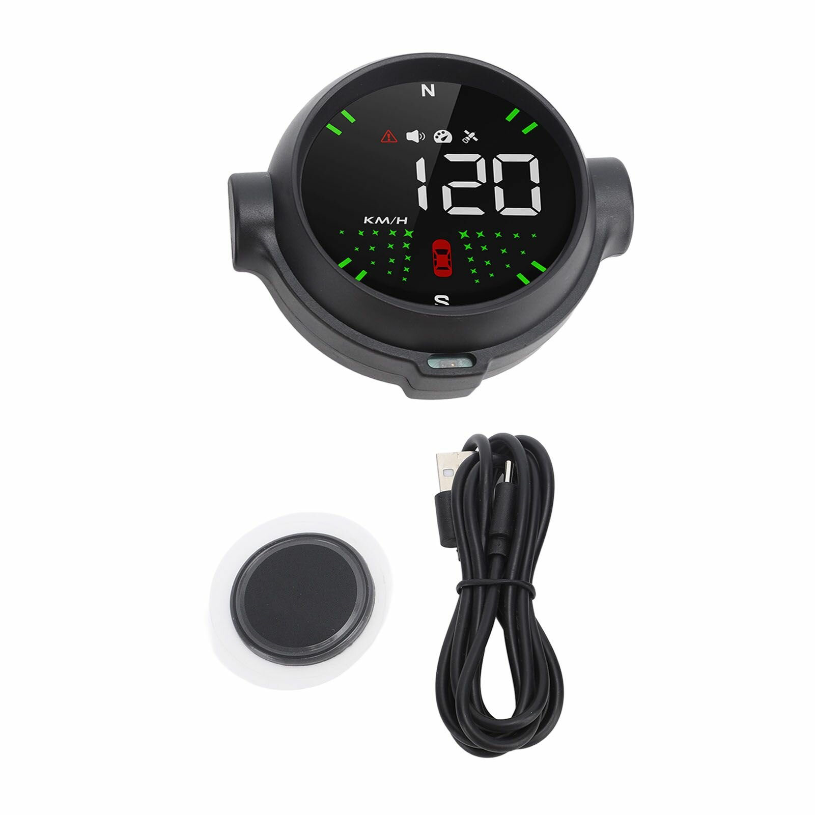 Универсальный GPS HUD с температурой, высотой, сигнализацией скорости