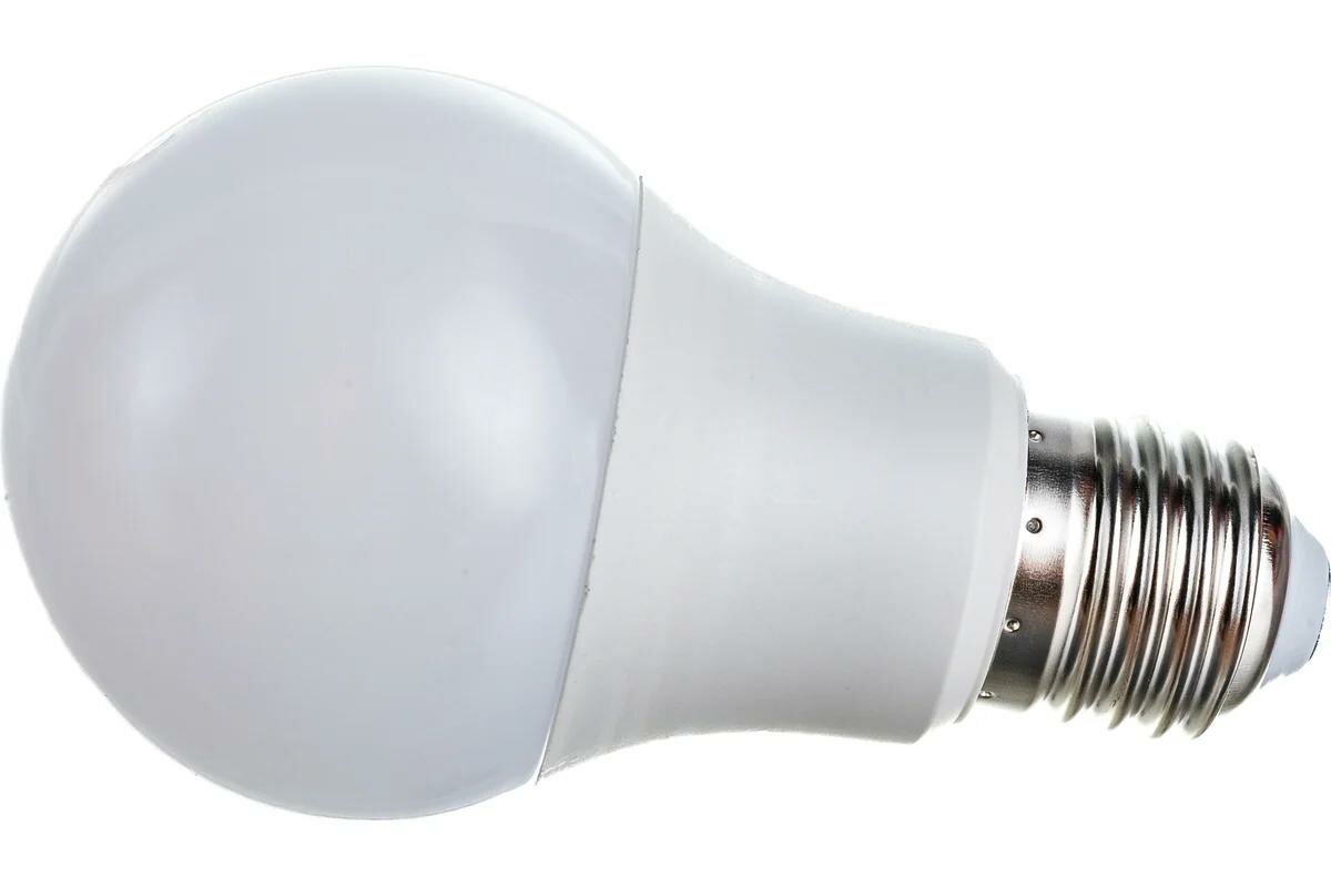 Лампа светодиодная Philips мощность 10 Вт, цоколь Е27, цветовая температура 4000 К, форма А60, матовая