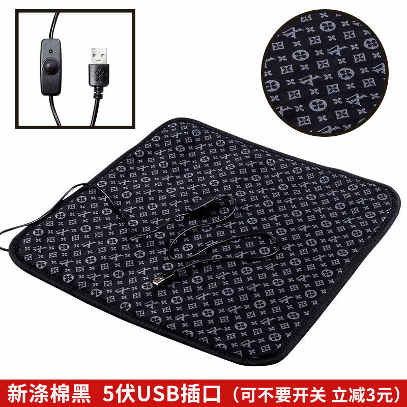 2026 Новейшая подушка для сиденья с подогревом USB, электрическая подушка для сиденья 5V, 12V, 24V, подогрев заднего сиденья