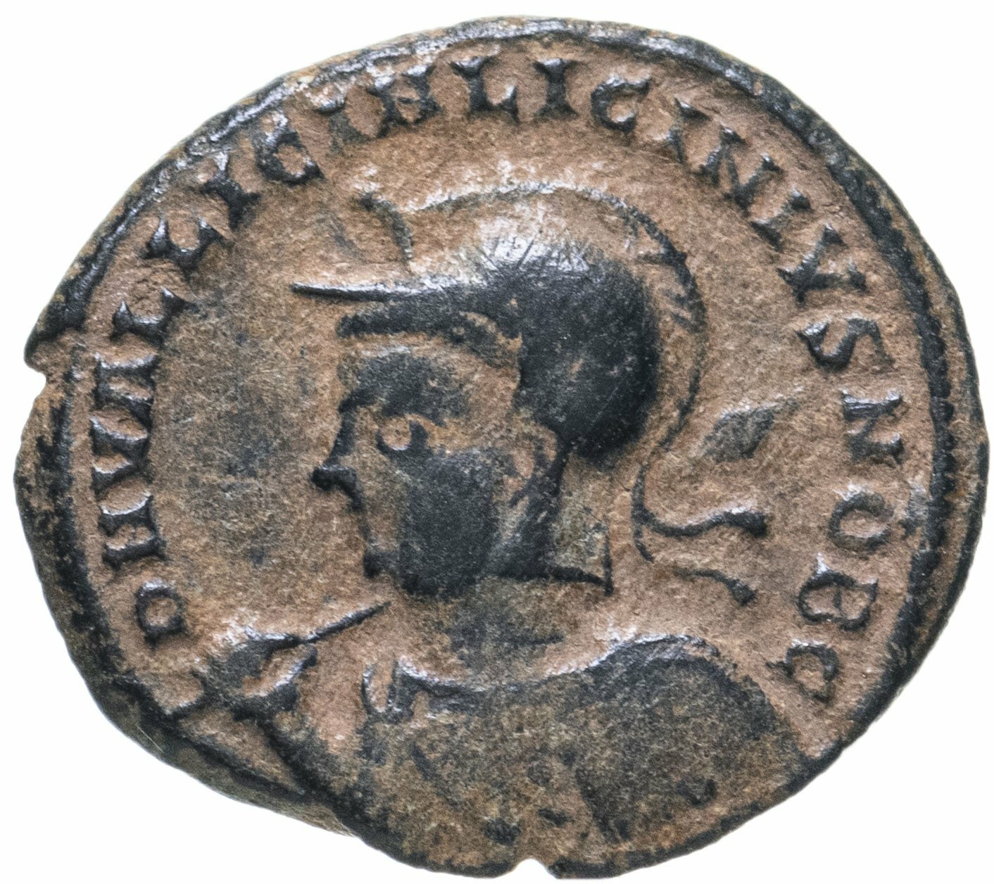 Римская империя, Лициний II, 317-324 годы, Нуммий , Медь, в сохранности VF