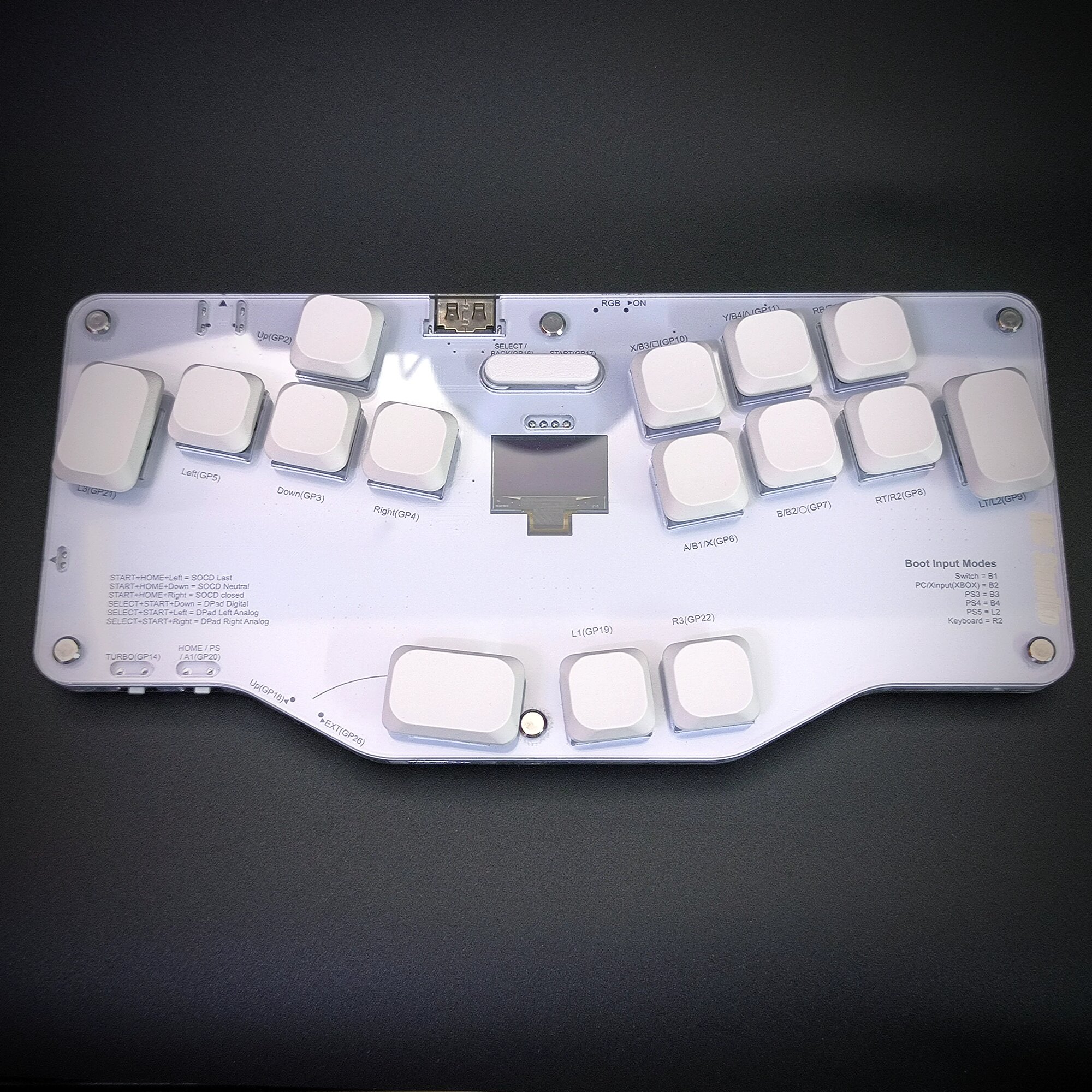 Игровой джойстик MCstudio Fighting Keyboard Mixbox для Street Fighter, King of Fighters, Switch, аркадных игр, Steam,