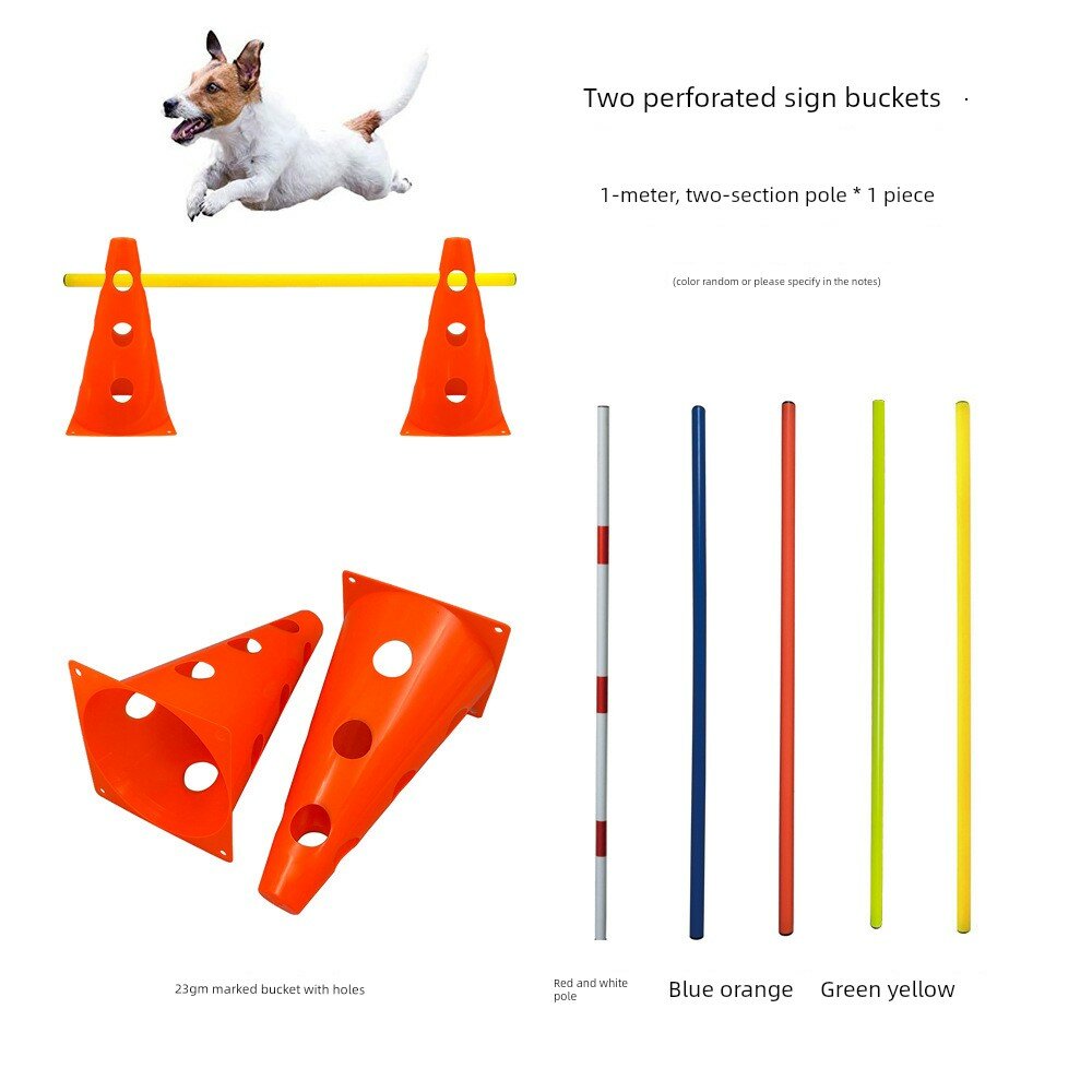 Оборудование для тренировок по аджилити для собак: конусы, препятствия, комбинированные барьеры, прыжковые упражнения,