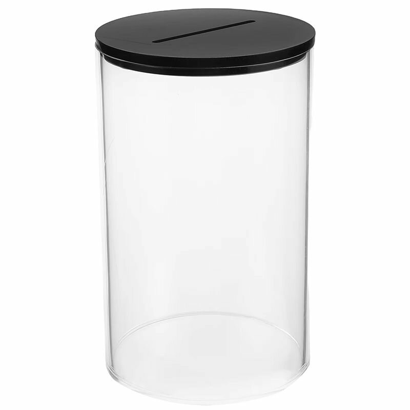 Прозрачная акриловая копилка для украшения дома ударопрочные копилки