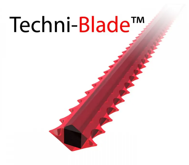 Леска Oregon Techni-Blade 525244, зубчатая, с сердечником, квадратная, 7 мм x 26 см, 155 шт.