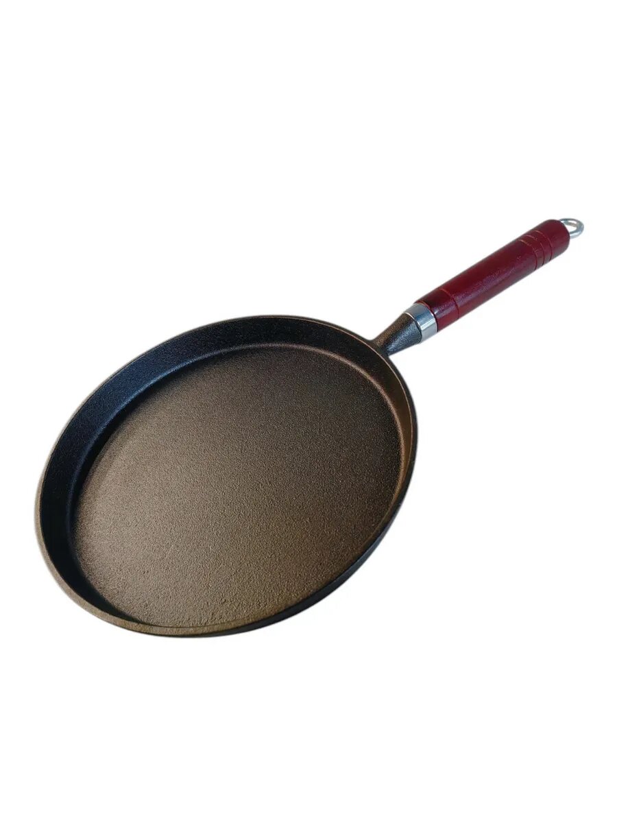 Сковородка блинная чугунная 22 см