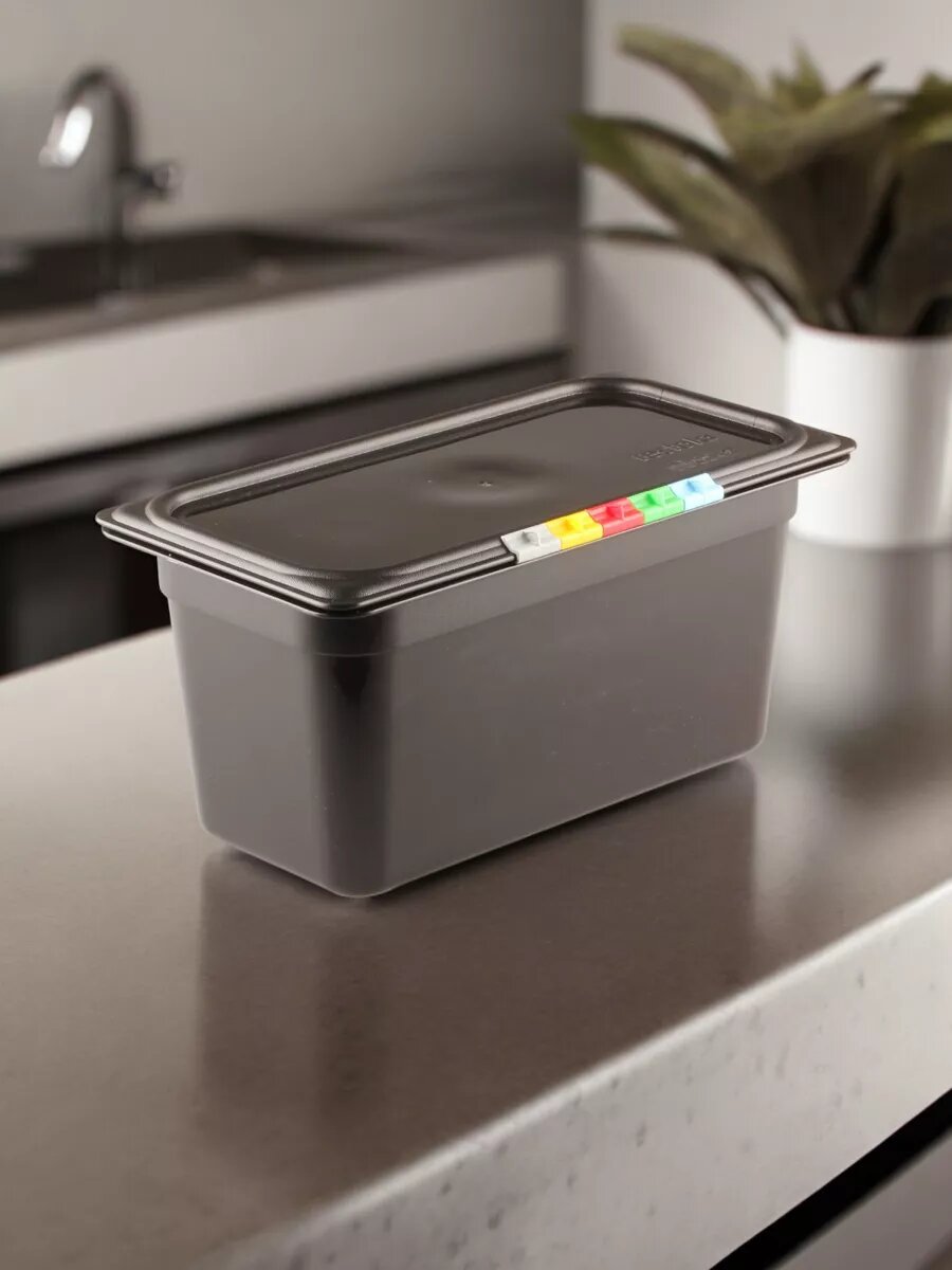 Гастроемкость GN 1/3 Restola без крышки, полипропилен, 32,5x17,6x15 см