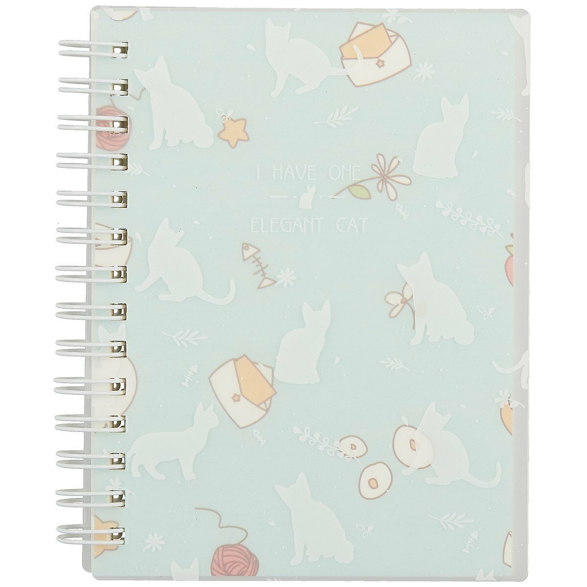 Записная книжка "White cat", А6, линейка, 64 листа