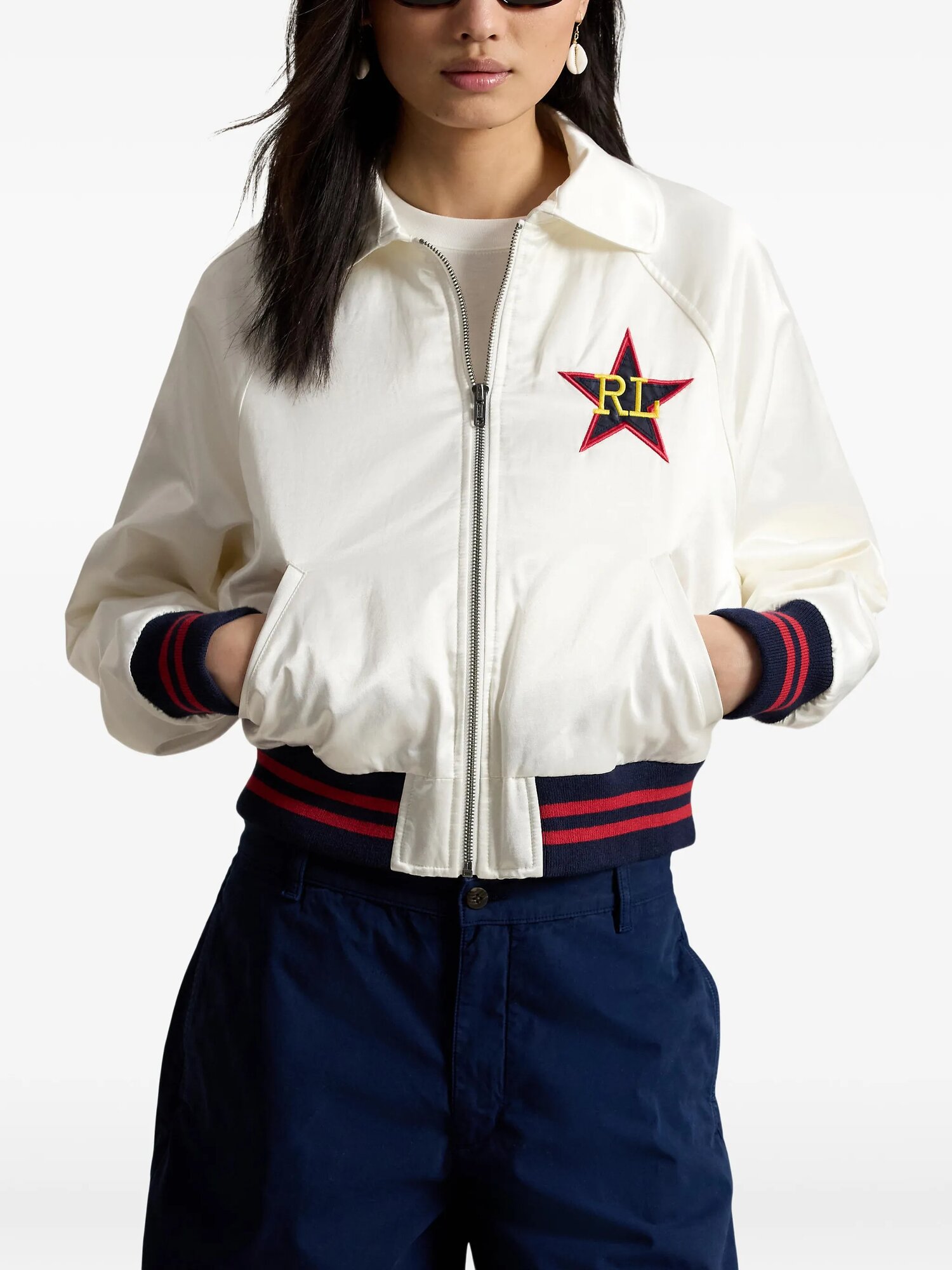 Куртка Polo Ralph Lauren, размер 36, white — фото 1