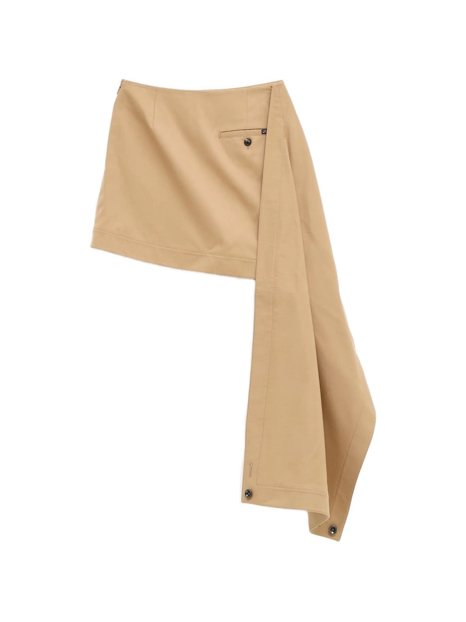 Юбка Loewe Draped panel mini skirt, размер 36, разноцветный — фото 1