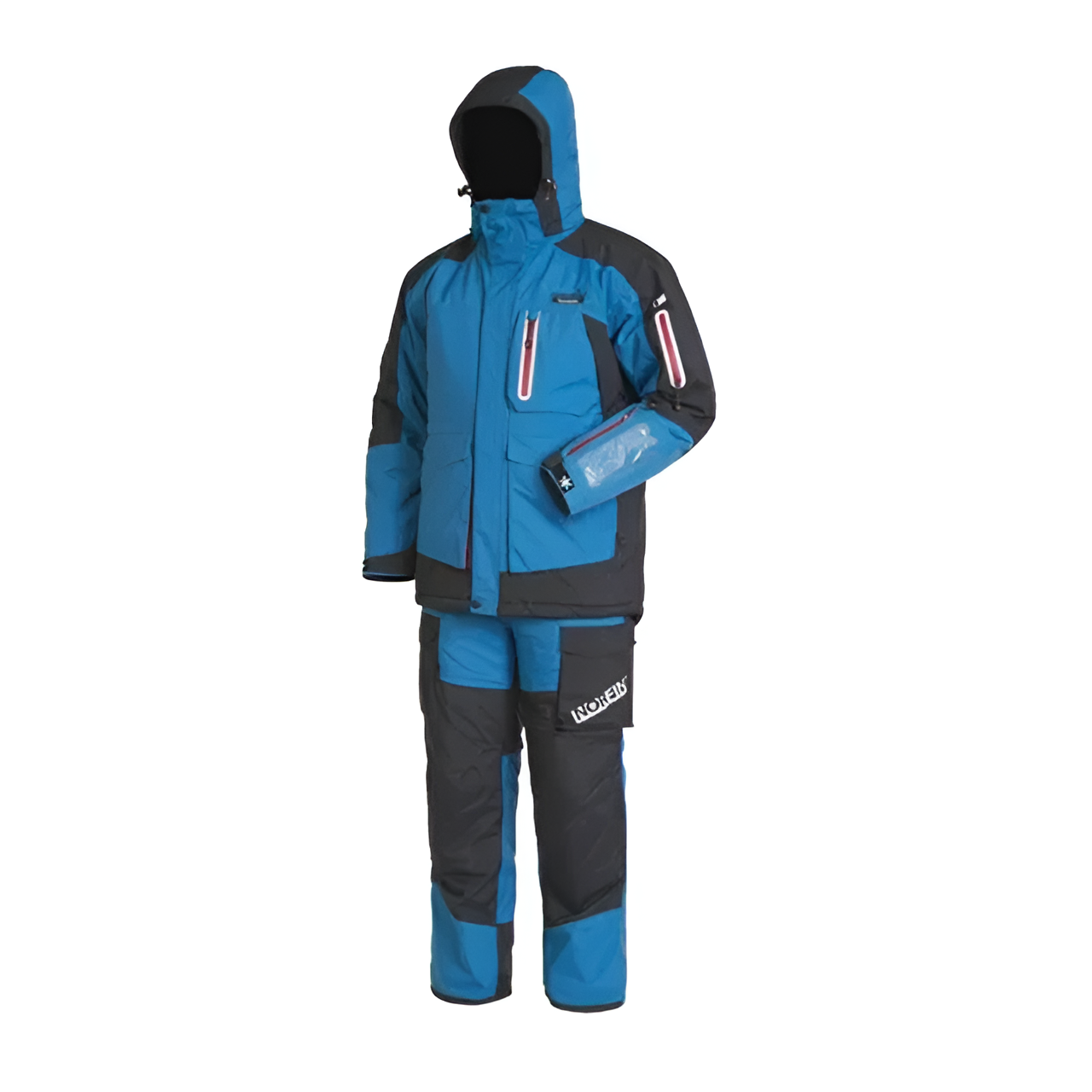 Костюм зимний Norfin TORNADO, куртка и полукомбинезон, цвет синий, размер XXL