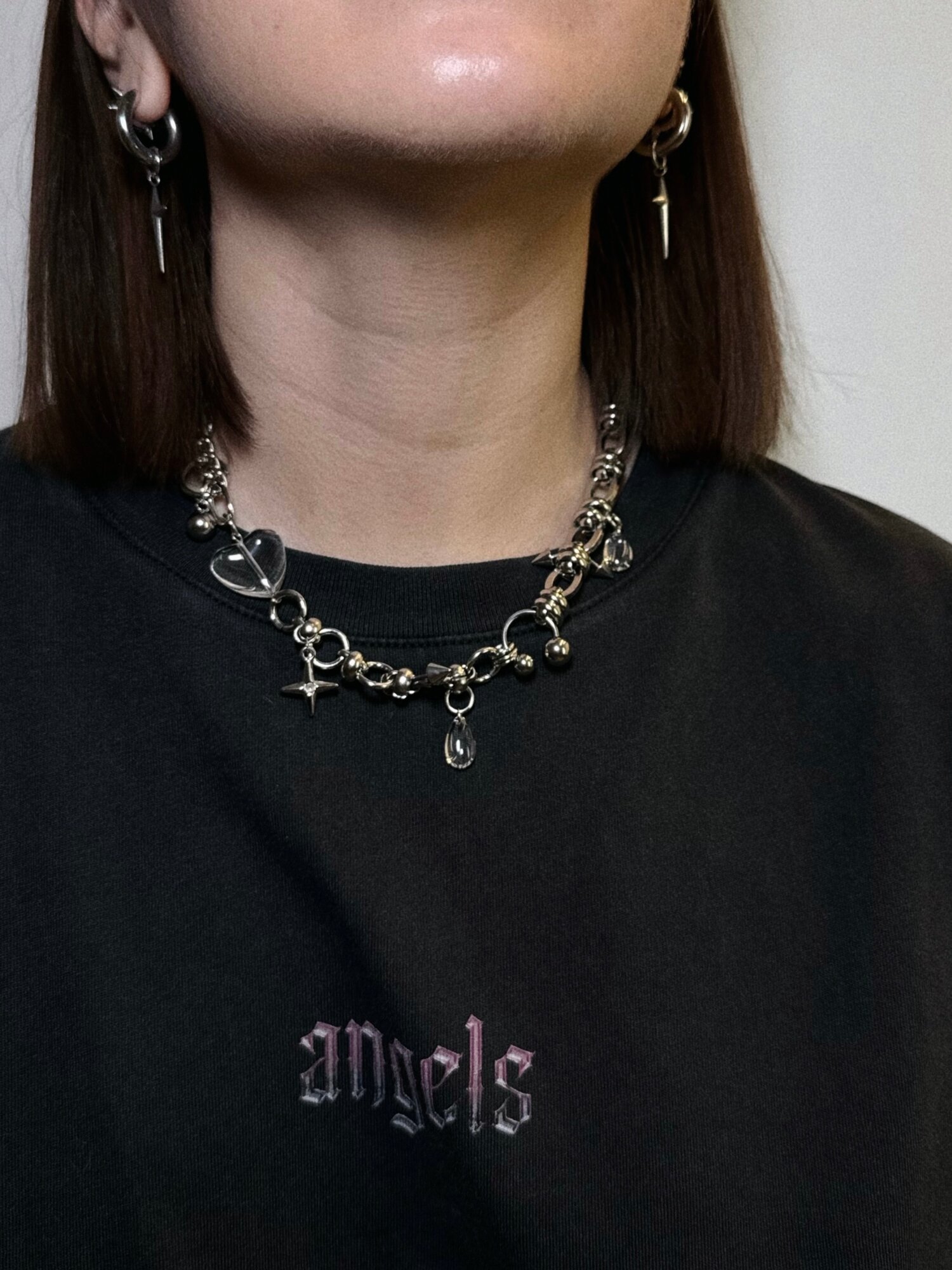 Колье, стекло