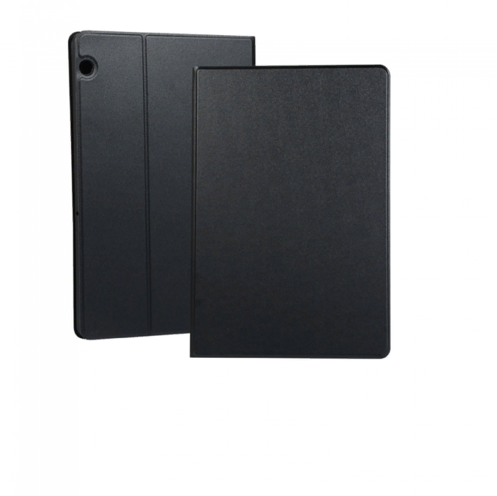 Чехол-книжка MyPads для Huawei MediaPad T5 10 водоотталкивающий с мульти-подставкой на металлической основе черный