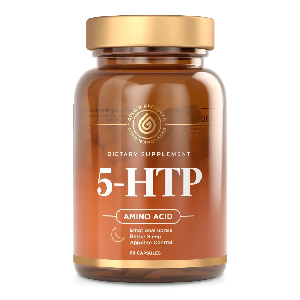 Gold'n Apotheka 5-HTP/Комплекс 5-гидрокситриптофан, капсулы 600 мг, 60 шт