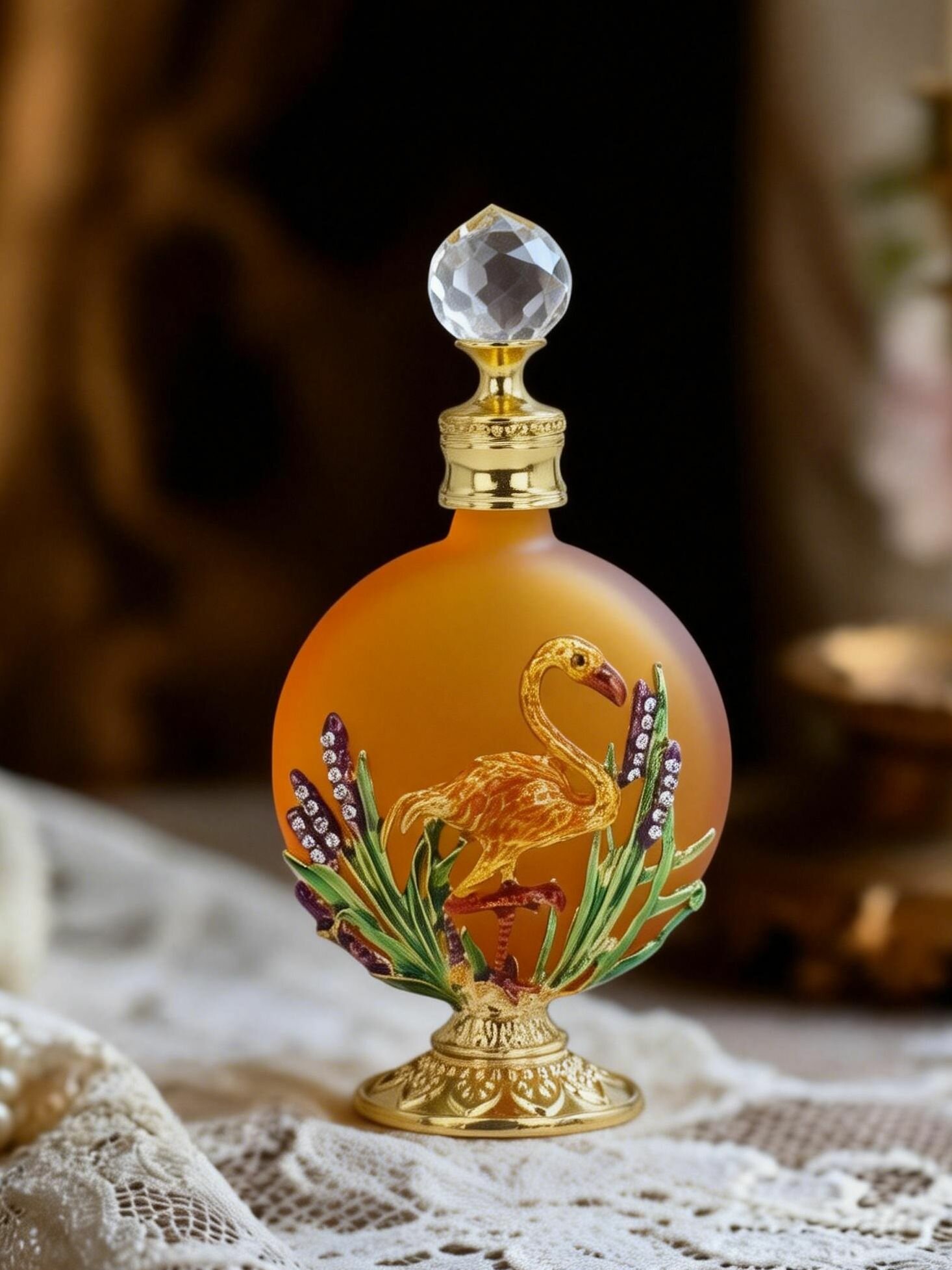 30 мл флакон для духов с изображением фламинго