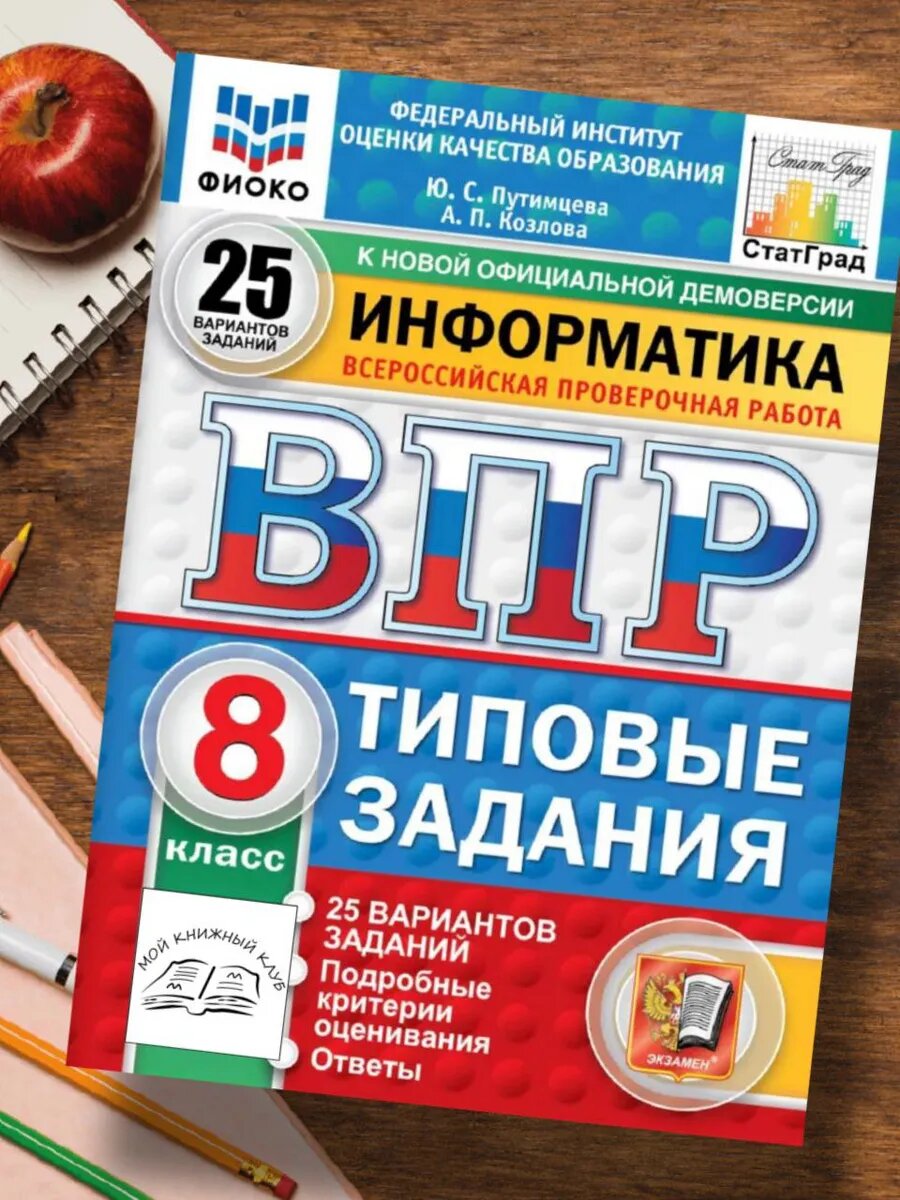 ВПР Информатика 8 кл 25 вар