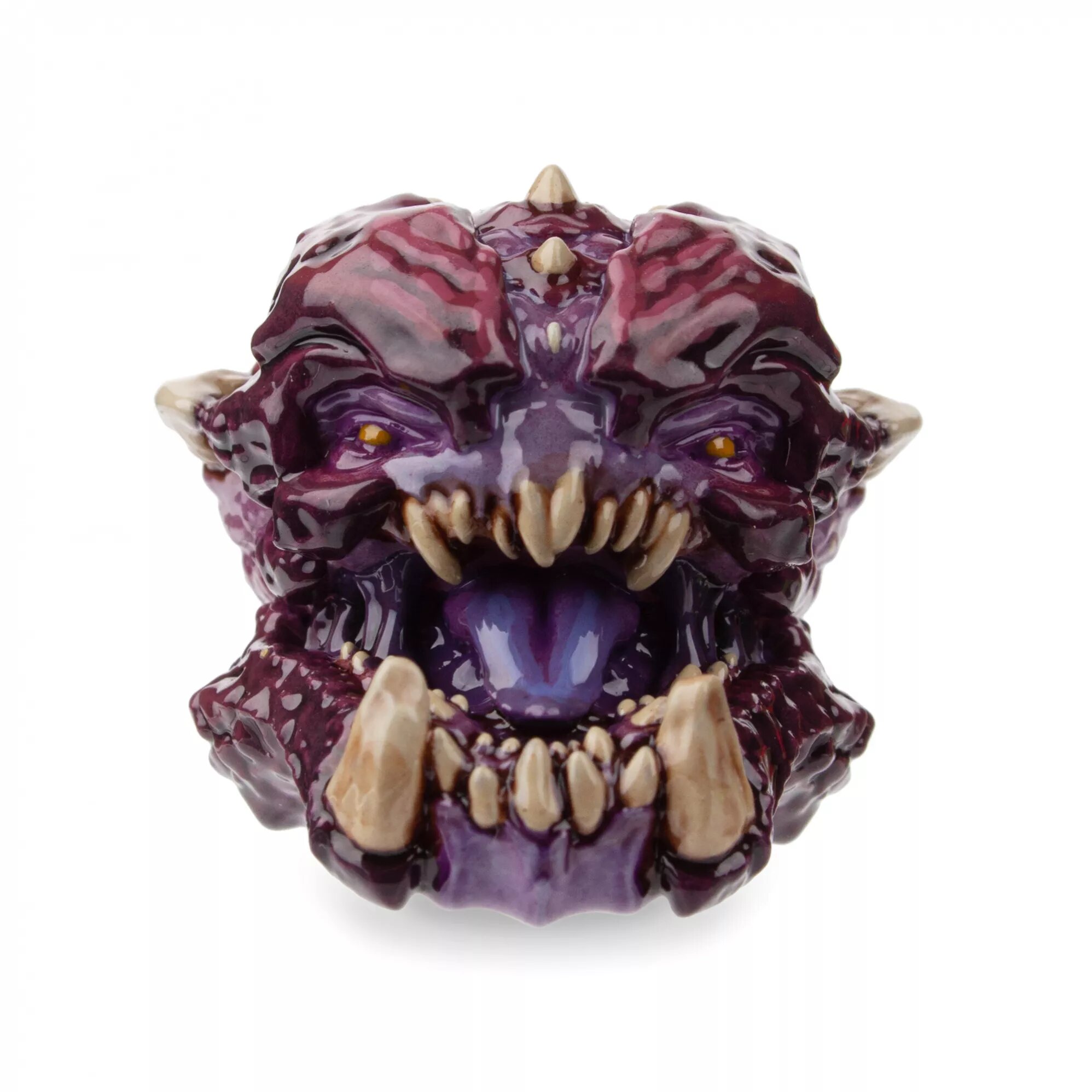 Бусина ERROR, полимер, лак, ручная работа, диаметр 22,0 мм, цвет фиолетовый