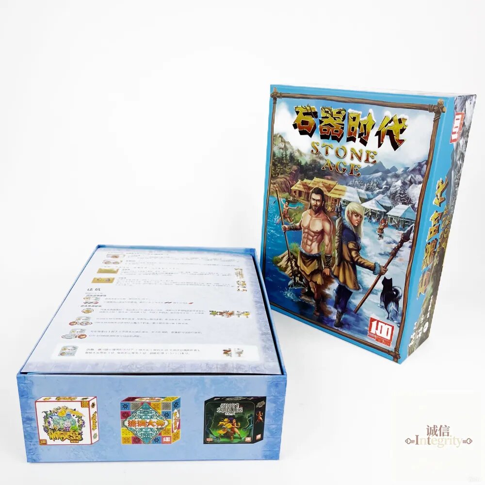 Stone Age Paleo 2.0 + Expansion + Anniversary! основывайте племя (2-4 игрока) глубокая стратегия за 60-90 мин! для вечеринок и семьи легендарная классика
