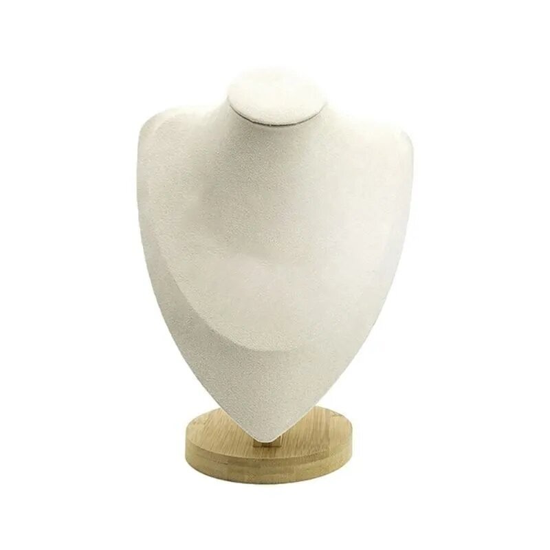 Бюст для украшений Треугольная форма h-25, Подставка для ожерелья, Манекен, Бежевый