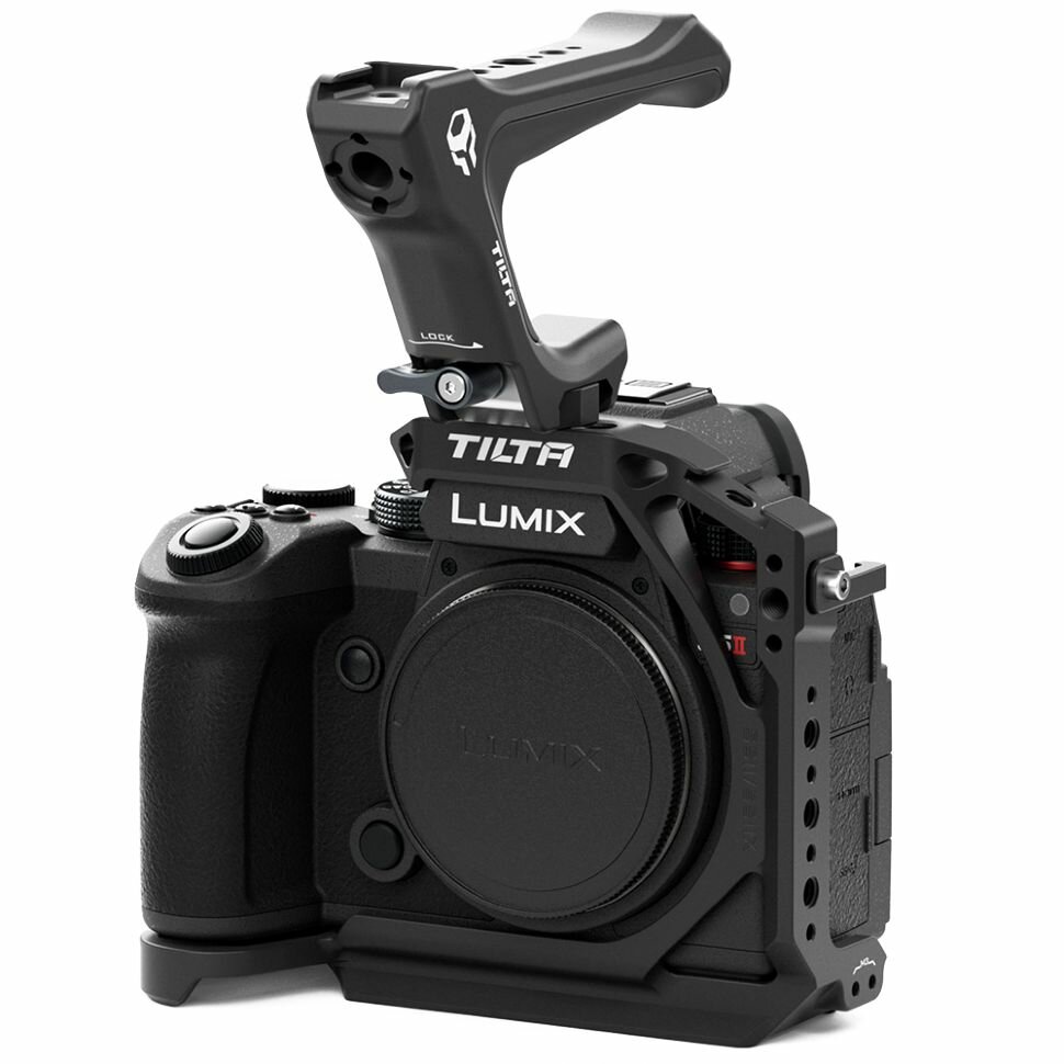 Клетка Tilta Lightweight Kit для Panasonic S5 II/IIX Чёрная, быстросъемная площадка