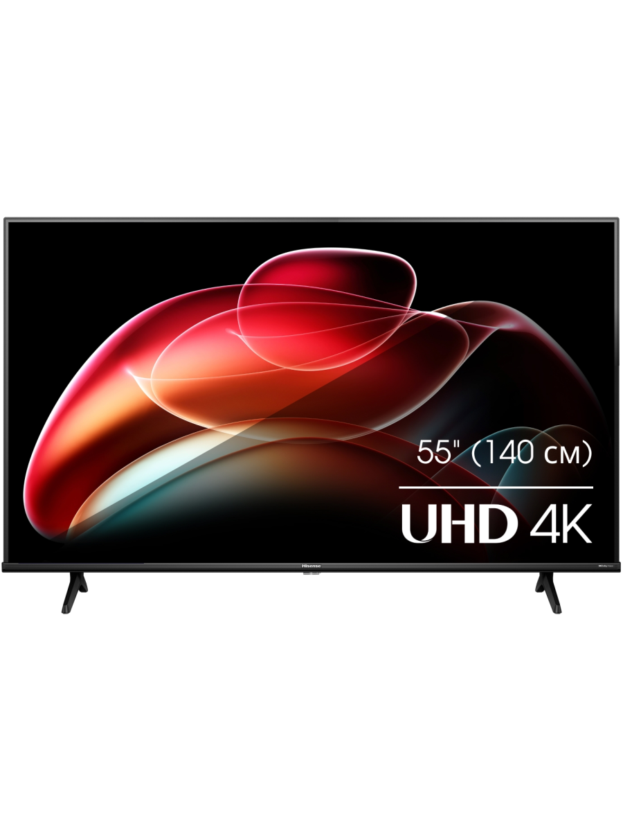 Телевизор Hisense 55A6K 55" LED, 4K Ultra HD, черный, смарт ТВ, Vidaa