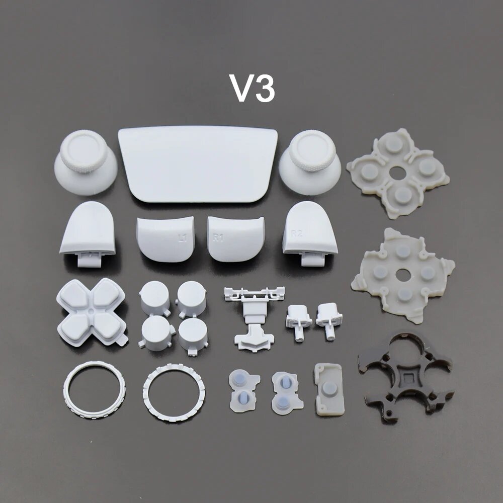 Комплект кнопок PS5 V3 White Белый