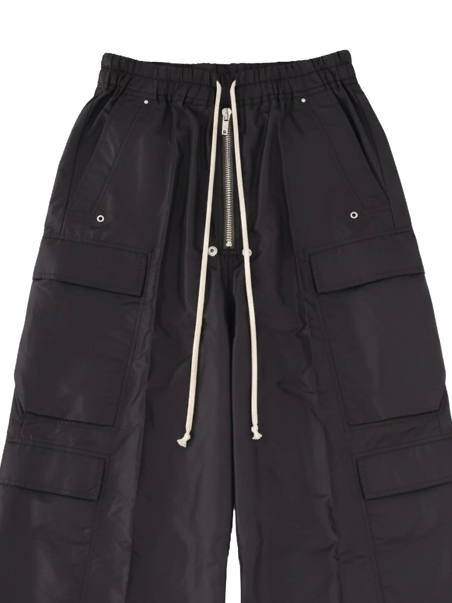 Брюки карго Rick Owens Drawstring cargo pants, размер 50, черный — фото 1