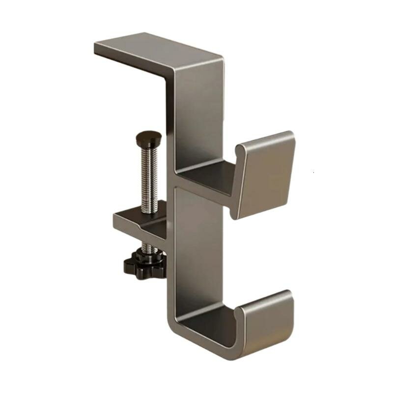 Регулируемый крючок для настольного крепления наушников, Сильный серый цвет