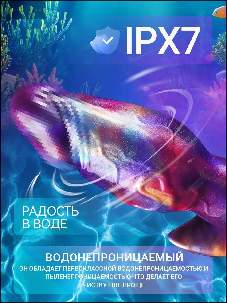 Фантазийный фаллоимитатор с надувным удлинителем
