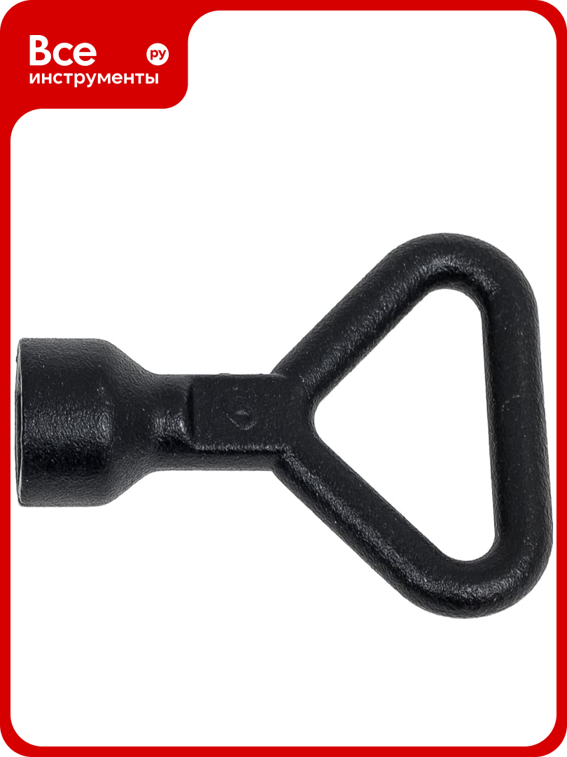 Четырехгранный ключ тризам грань 8 мм, металл, черный, профессиональный инструмент, полный набор